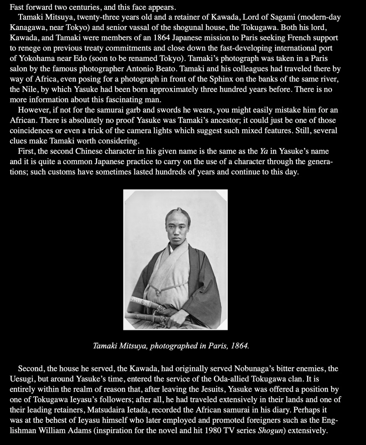 Why It Took So Long for Japanese People to Realize the Yasuke Problem ...